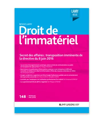 Revue Lamy droit de l'immatériel - Tarif étudiant