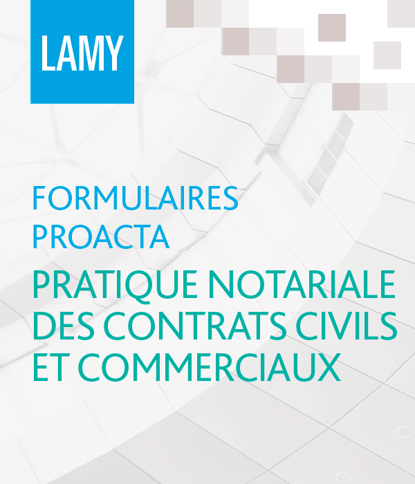 Formulaires juridiques - Lamy Liaisons